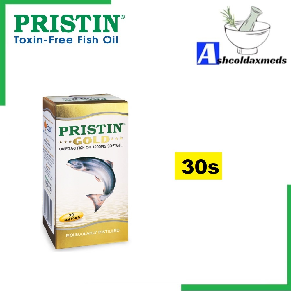 Pristin GOLD Omega 3 Fish Oil 1200mg 90SX2+30's / 90's / 30's | Shopee ...