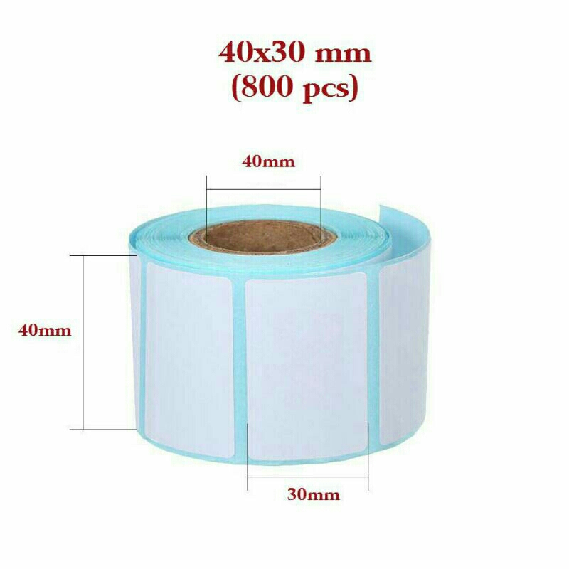 40x30 label sticker thermal labeling barcode price tag | Shopee Malaysia