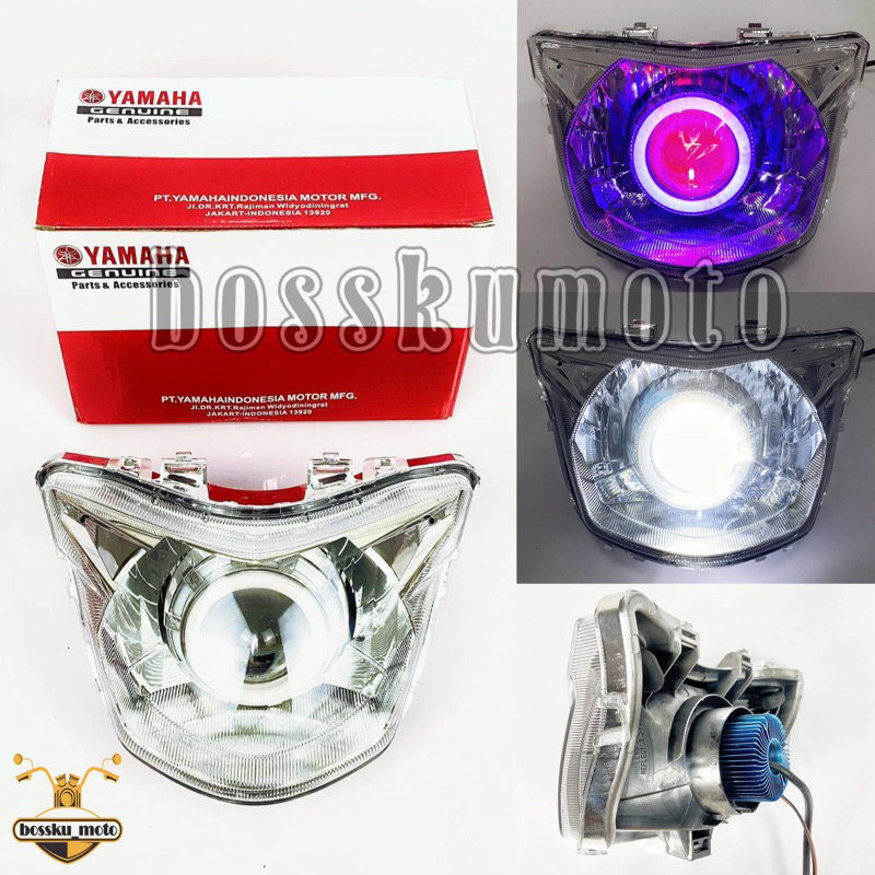 Y15ZR V1 HEAD LAMP PROJECTOR HID EAGLE EYE LAMPU DEPAN LIGHT SIGNAL BRAKE TAIL MATA GABAN LED ...