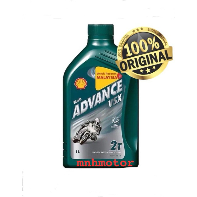 SHELL ADVANCE VSX 2T OIL 1L | Shopee Malaysia