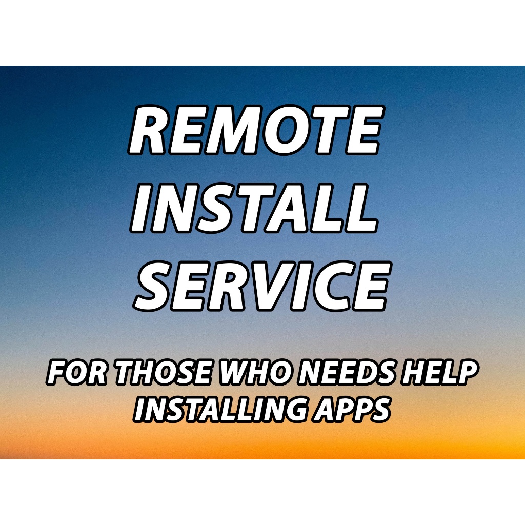 Remote Installation Service | Order only if you need help installing ...