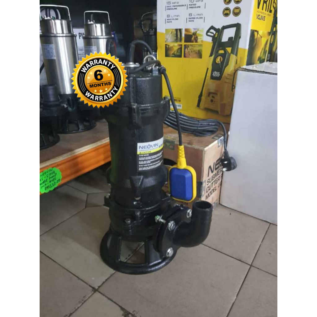 NEOVIN UC-SC200A SUBMERSIBLE SEWAGE CUTTER PUMP - 2hp/2"/230v/auto | Shopee Malaysia