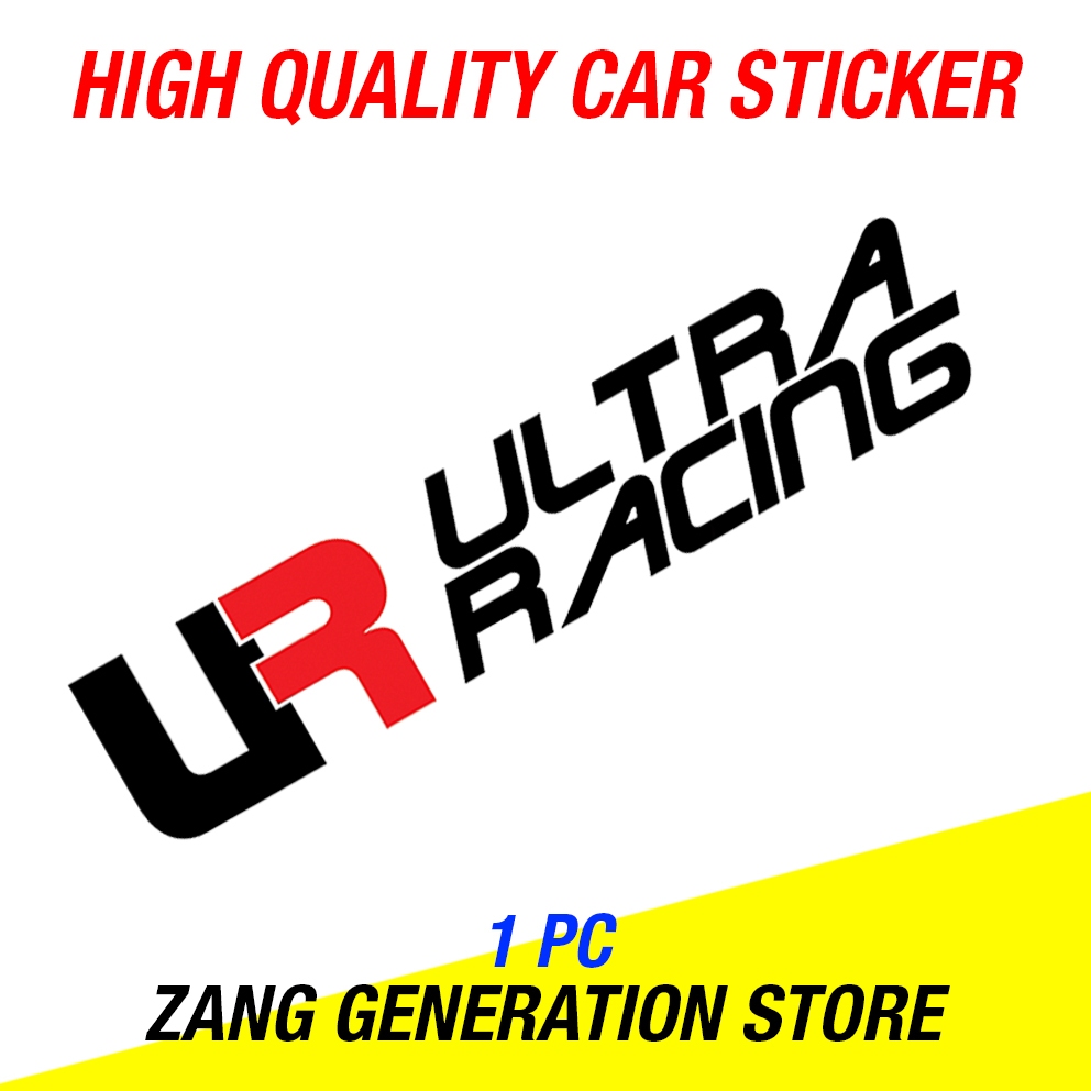 NON REFLECTIVE STICKER CAR KERETA ULTRA RACING FOR PROTON MITSUBISHI ...