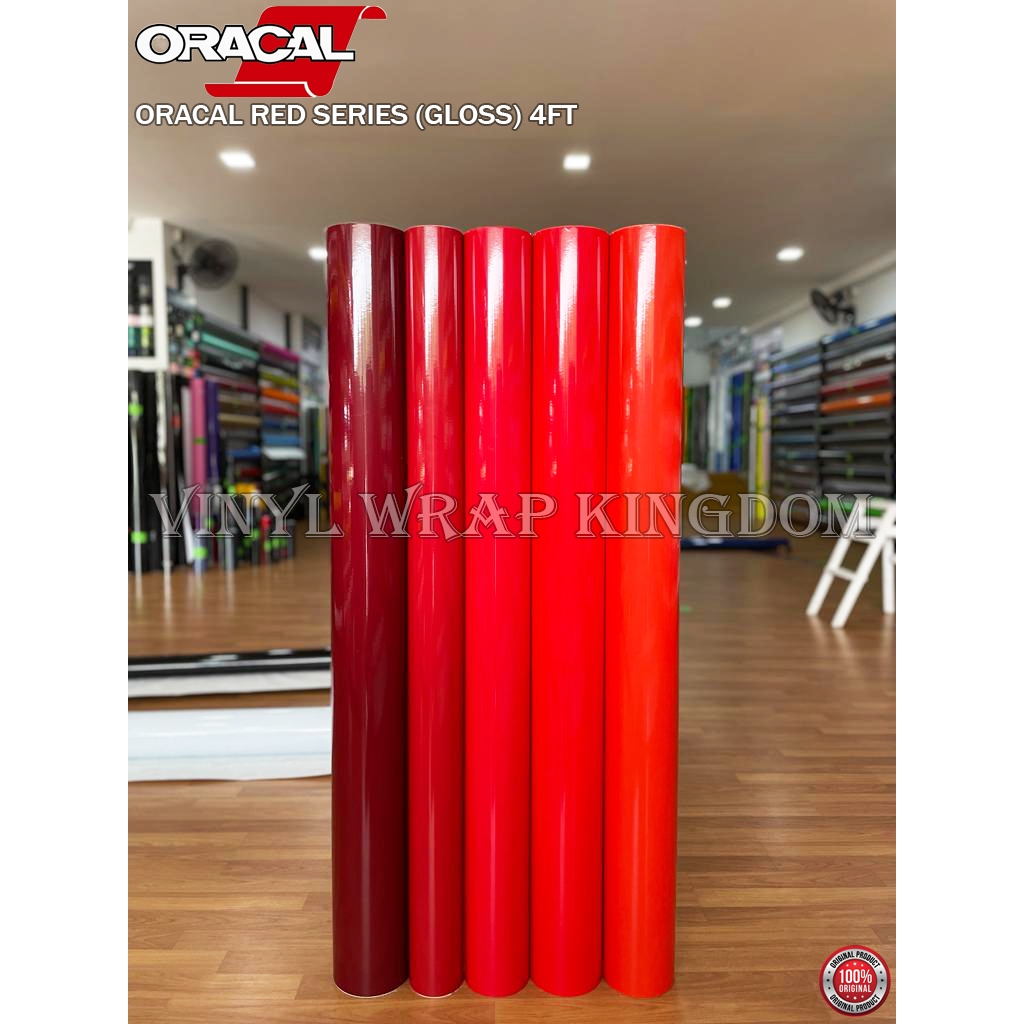 ORACAL 651 Gloss Red Vinyl Sticker / Cutting Sticker / Outdoor Sticker ...