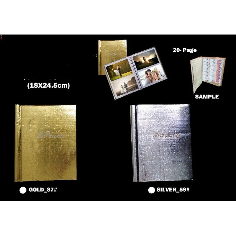 20 Sheets Photo Album DIY Self Adhesive /Gambar Album Duit /Wedding ...