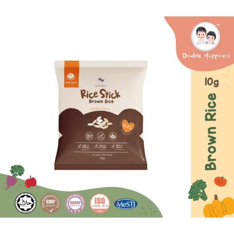 DOUBLE HAPPINESS Rice Stick Plain Grains | Corn | Original | Brown rice ...