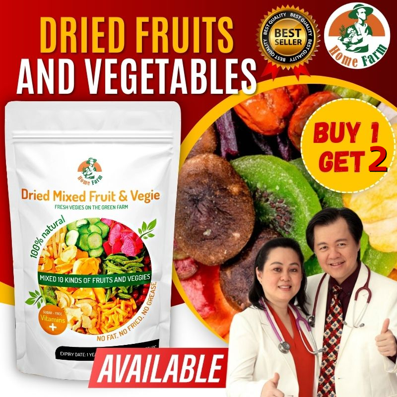 Home Farm Dried mixed fruits & veggie snacks mix kinds of dried fruit and vegetables crispy ...