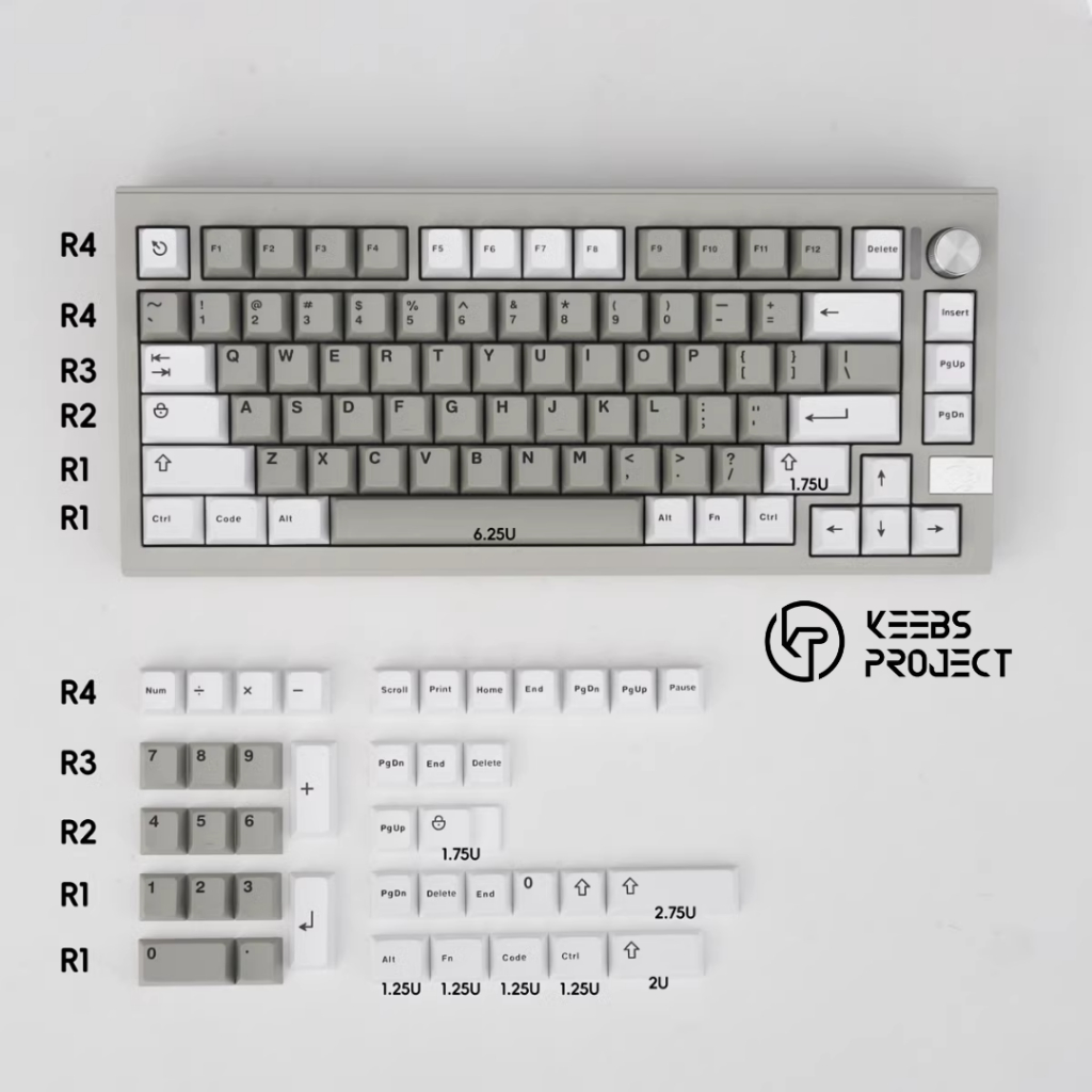 [Ready Stock]GMK ICON 8008 Retro Keycaps Double Shot Cherry All Layout ...