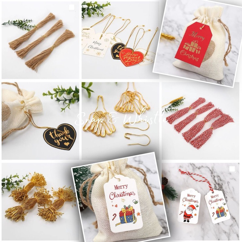 [NEW] 2024 Christmas String Thread Magic Pin Hang Tag Gift Packaging ...