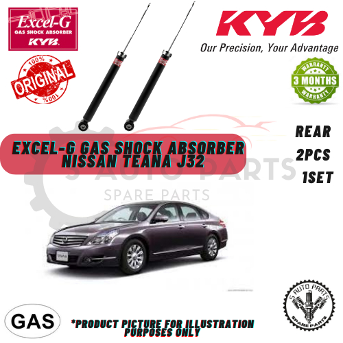 NISSAN TEANA J32 (REAR 2PCS) 100% ORIGINAL KAYABA (KYB) EXCEL-G GAS ...