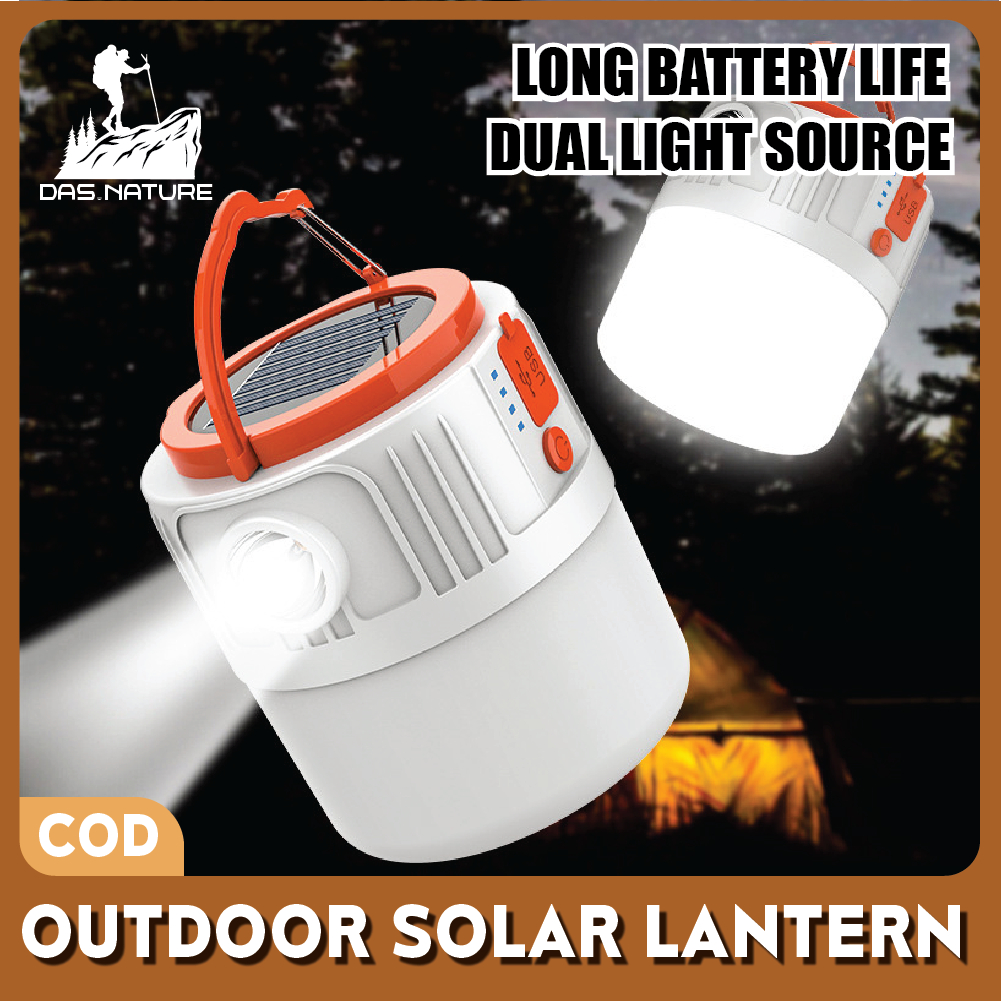 Das Nature™ Camping Lantern Lampu Khemah Outdoor Light Portable Solar ...