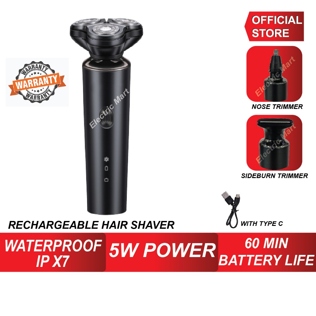 Men Electric Shaver Use USB Rechargeable Portable Shaving Machine &Nose ...
