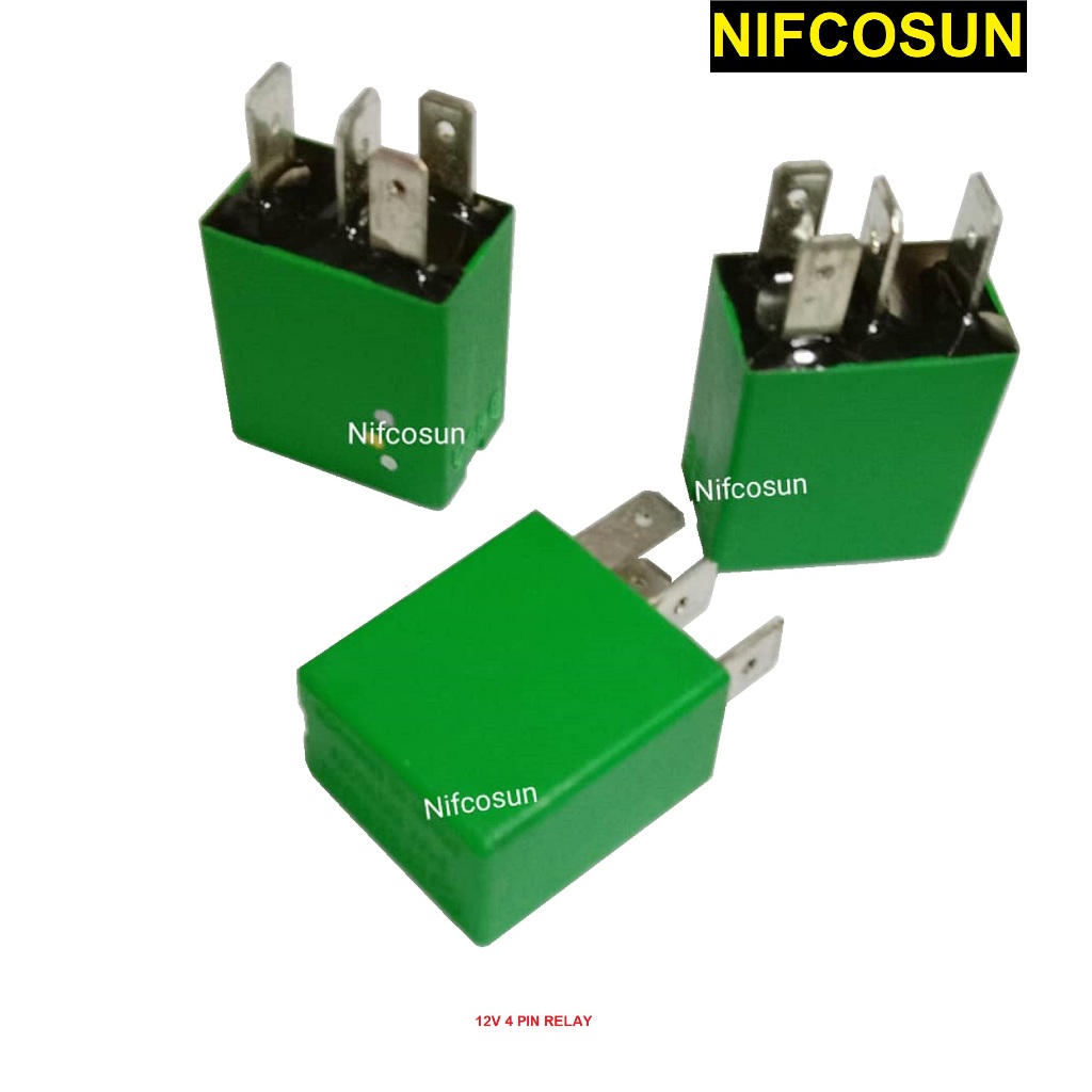 [MADE IN MALAYSIA][READY STOCK] UNIVERSAL SPEKTRON 4 PIN RELAY(12V ...
