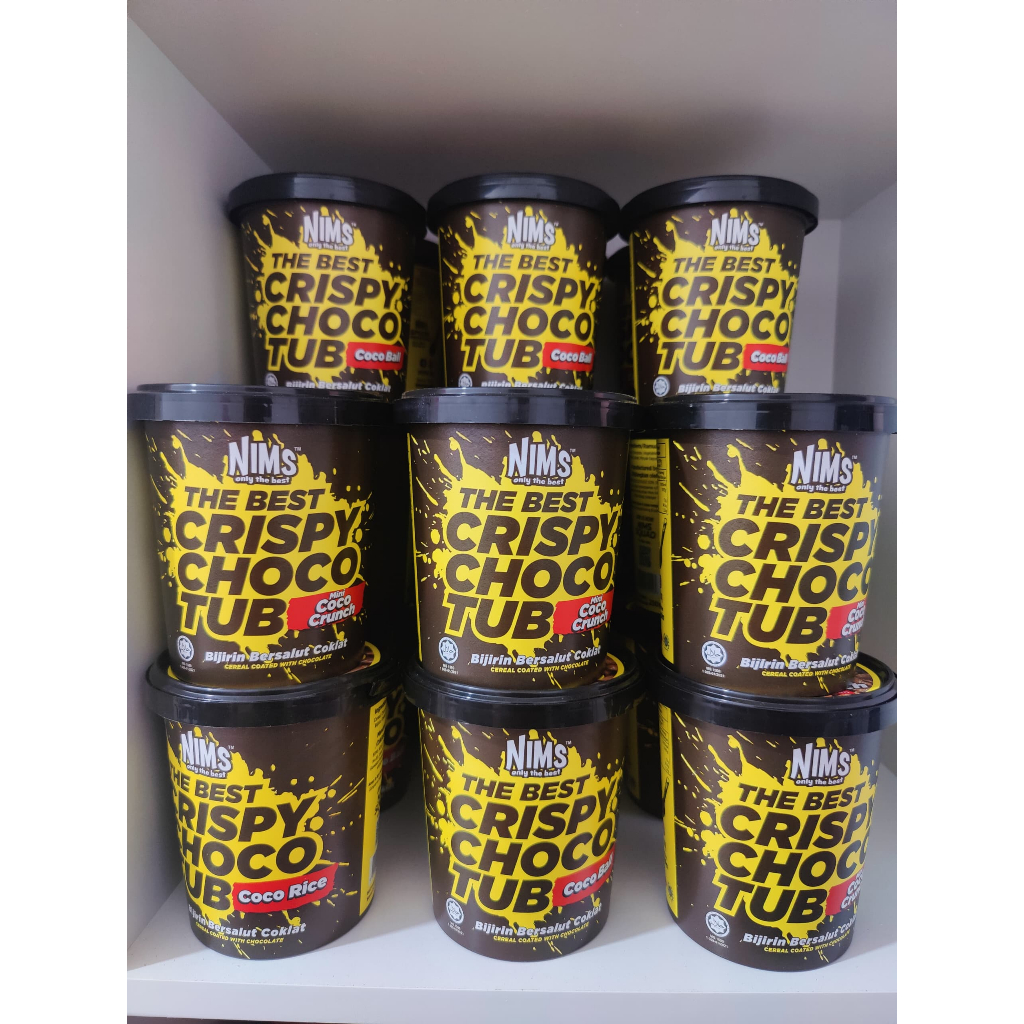 *PENGHABISAN STOCK* NIMS CRISPY CHOCO TUB - Mini Coco Crunch / Coco ...