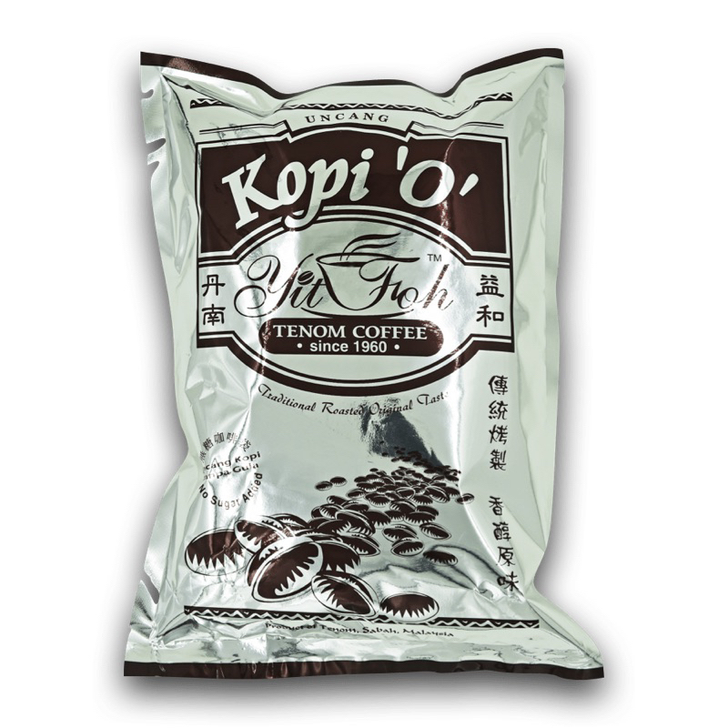 YIT FOH TENOM COFFEE / KOPI TENOM coffee no sugar (12 sachets per pack ...