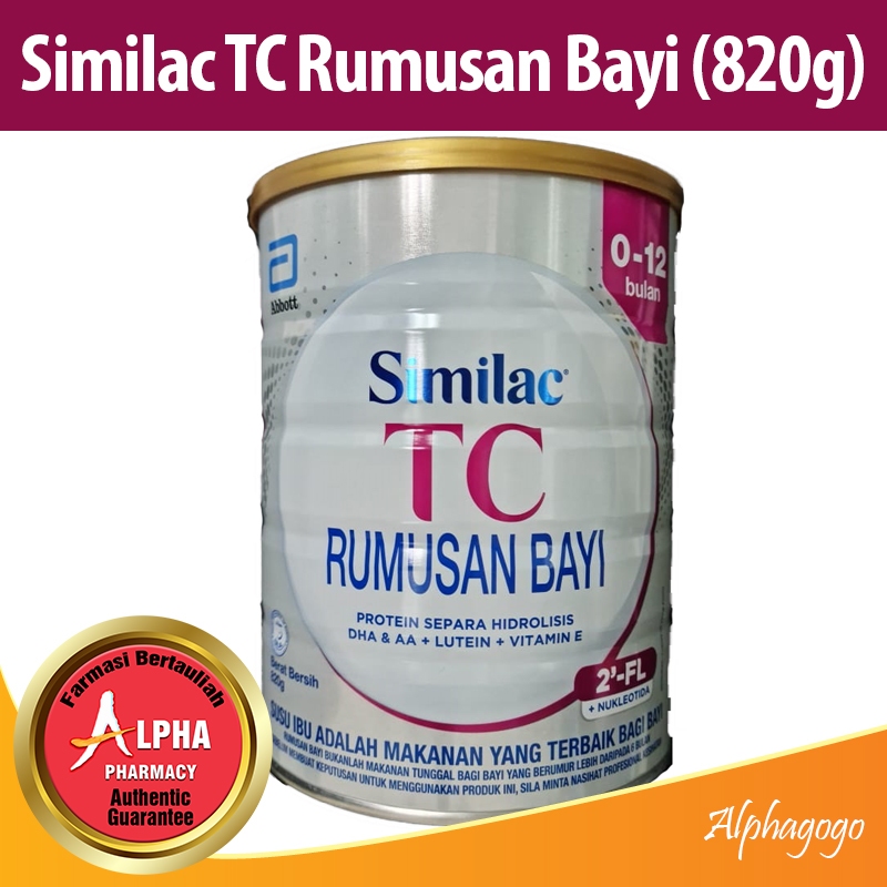 Similac TC Rumusan Bayi 820g (0-12 Months) | Shopee Malaysia