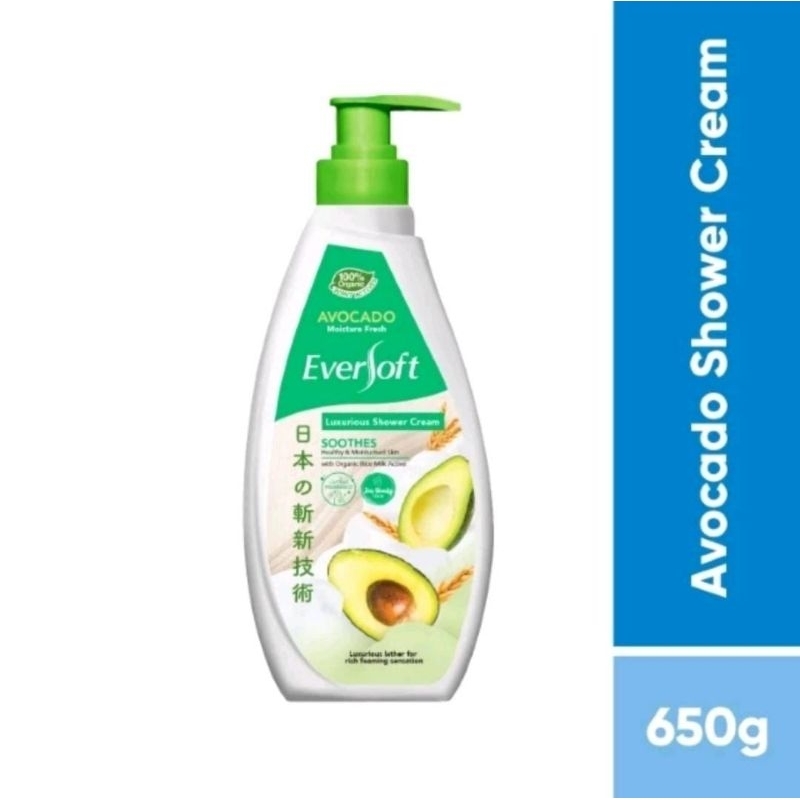 Eversoft Avocado Luxurious Shower Cream (650g) | Shopee Malaysia