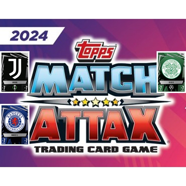 (361-387) Topps Match Attax 2023/24 UCL Juventus | Celtic | Rangers ...