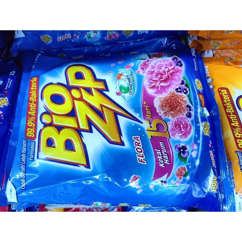 BIO ZIP POWDER DETERGENT 750G X 2PEK | Shopee Malaysia