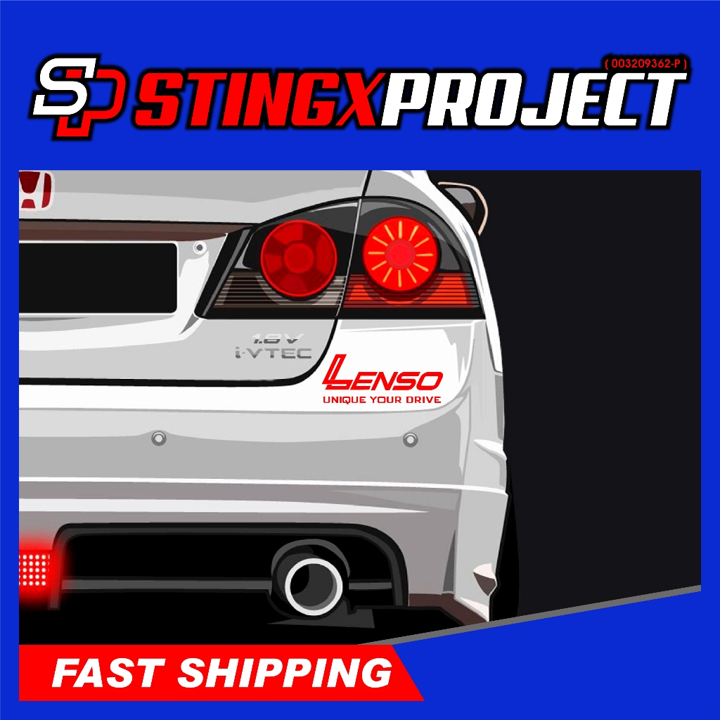 LENSO STICKER TAMPAL LUAR | Shopee Malaysia