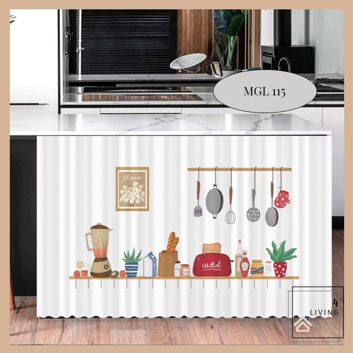 [4 Living] Langsir Kabinet Dapur Table Top Curtain Kitchen Curtain ...