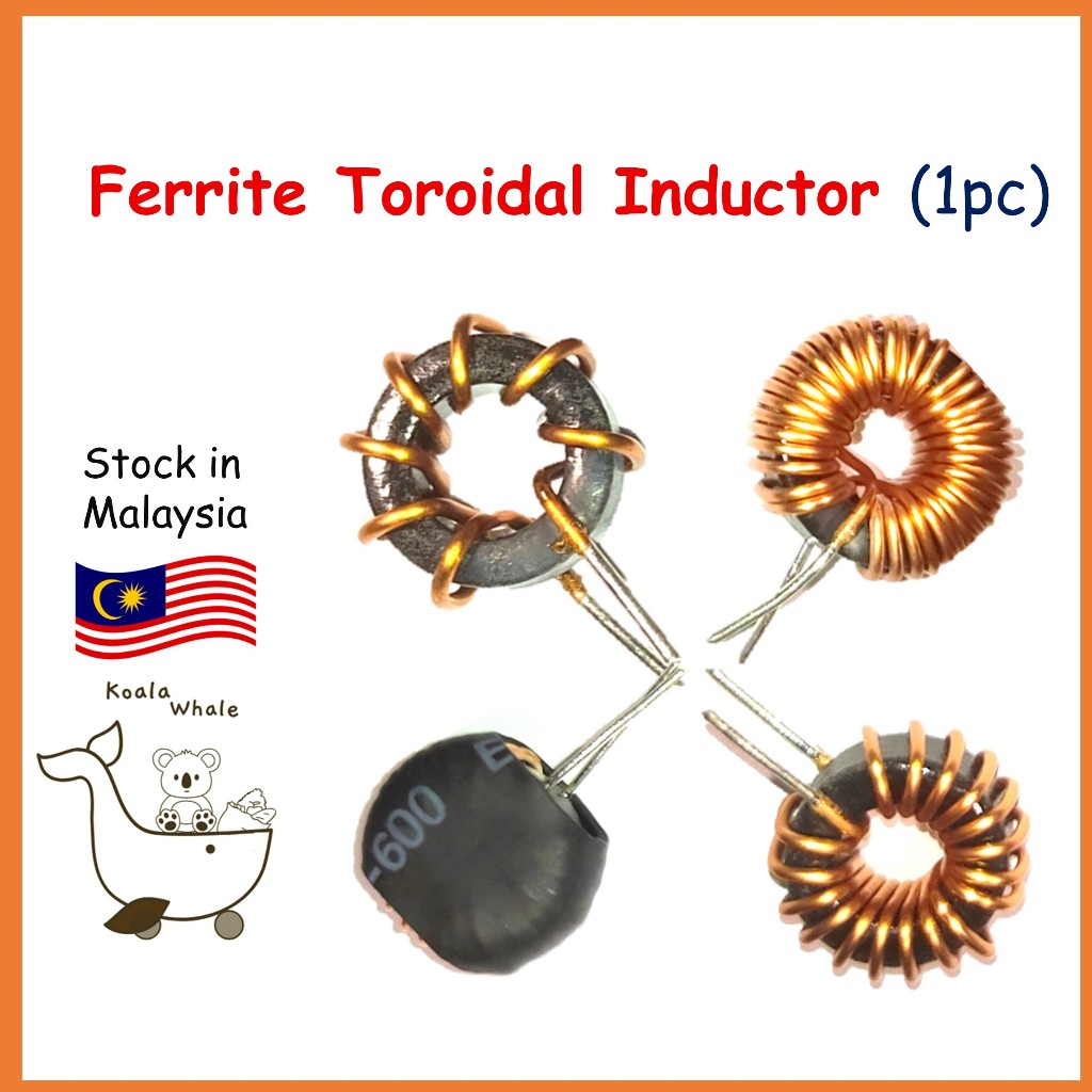 Ferrite Toroidal Inductor Induktor Coil 6.8UH 22UH 33UH 15UH 47UH 68UH 100UH 4.7UH 220UH 3A 4A ...