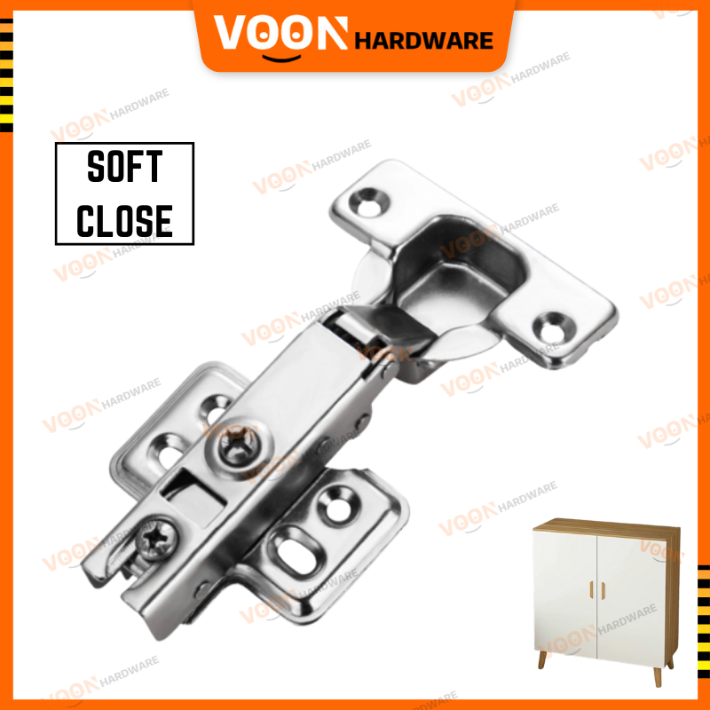 VOON 2pcs Cabinet Door Hinges Hydraulic Soft Close 1Pair Conceal F ...