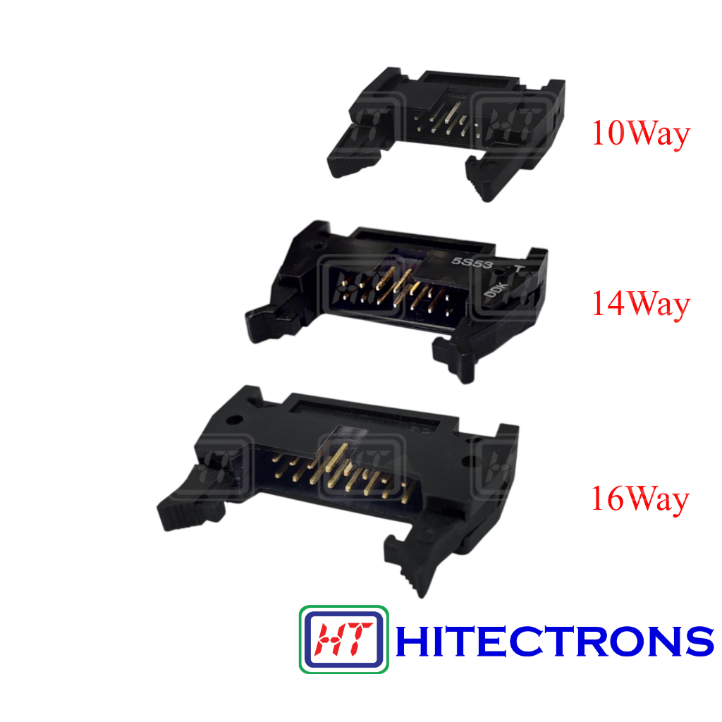 FRC MALE PCB CONNECTOR / FRC MALE HEADER FULLY SHROUDED POLARIZED ...