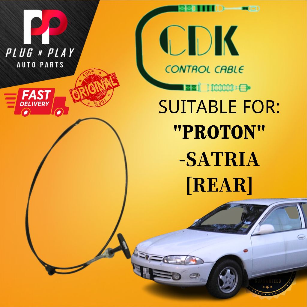 PROTON SATRIA REAR CDK BONNET CABLE QUALITY PRODUCT READY STOCK ...