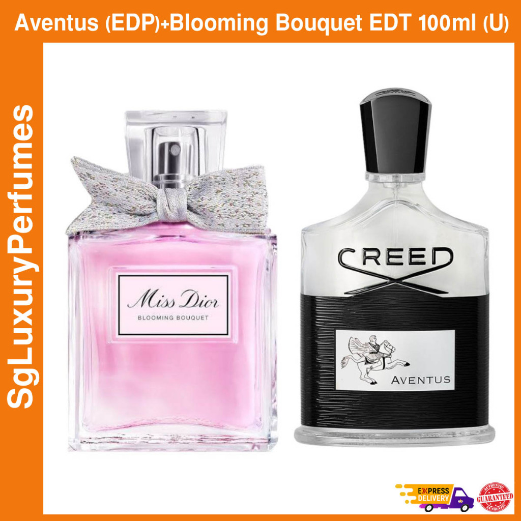 💯 TOP Sell Combo (Aventus Eau De Parfum 100ml + Blooming Bouquet 2023 ...