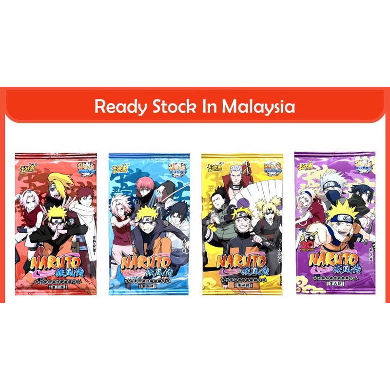 Kayou Naruto Original Loose Pack 1 SET 5 Pack | Shopee Malaysia