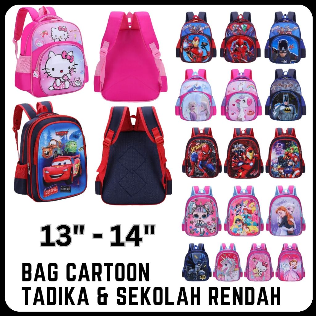 Beg Galas Budak - Beg Cartoon Sekolah Tadika / Sekolah Rendah ...