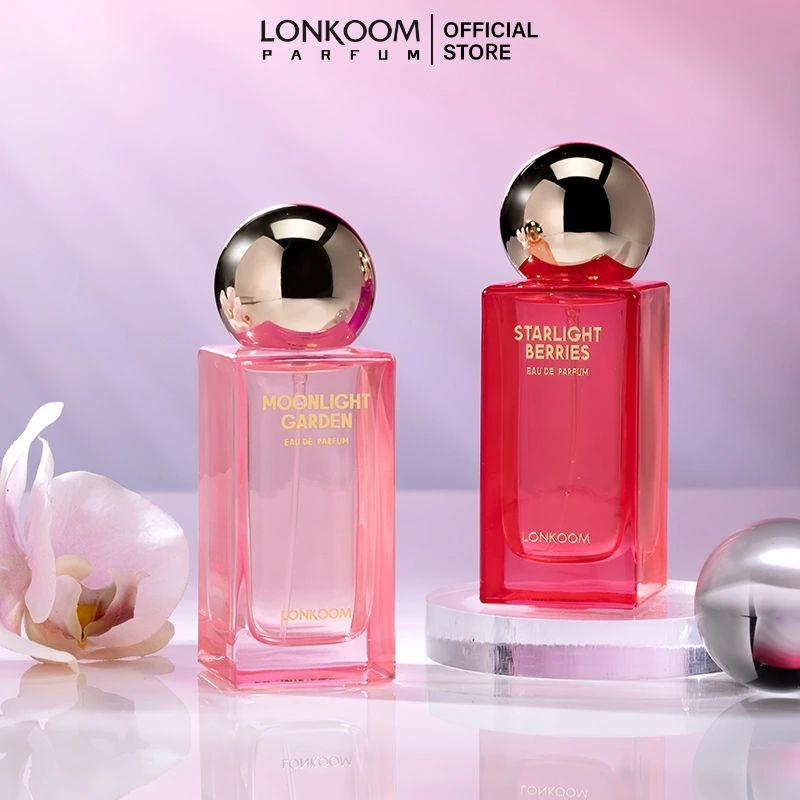 LONKOOM Perfume MOONLIGHT GARDEN/STARLIGHT BERRIES EDP fresh and fruity ...