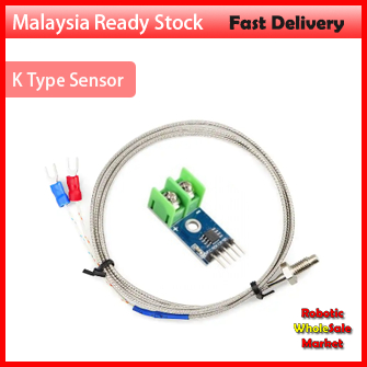 k type k thermocouple temperature sensor + max6675 amplifier module for ...