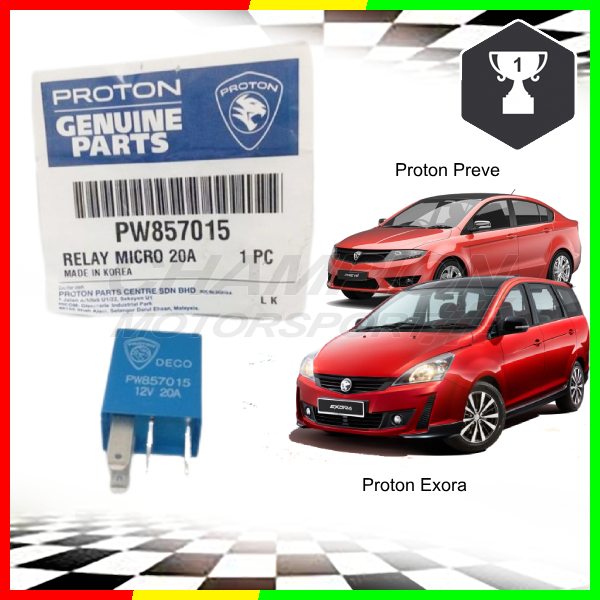 Original Proton Blue Deco Micro 4 Pin Fan Relay 20A PW857015 PW857015V1 ...