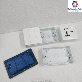 CZ kotak suis soket elektrik pasang dinding 1 2 3 4 gang 插座底壳 单座双座 ...