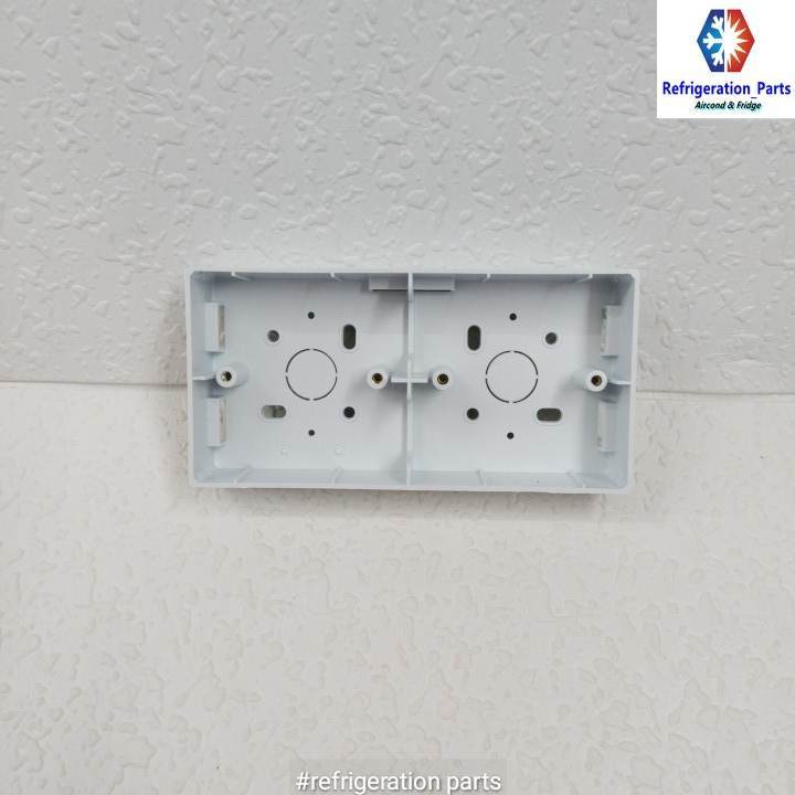 CZ kotak suis soket elektrik pasang dinding 1 2 3 4 gang 插座底壳 单座双座 ...