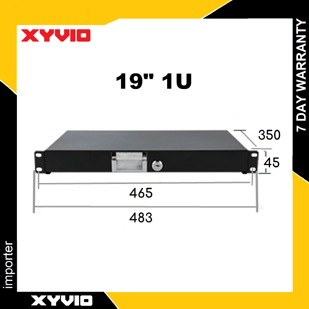 Server Rack Drawer 19" 1U / 2U / 3U / 4U Standard Size Rack Mount ...
