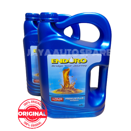 ENDURO 15W40 API SL ENGINE OIL 4L | Shopee Malaysia
