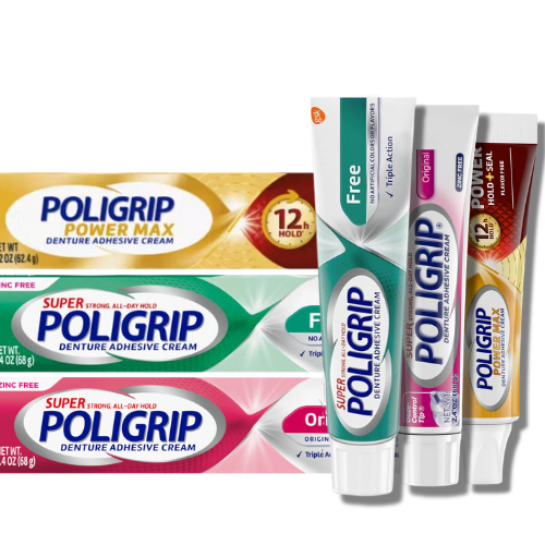 Poligrip Super Poli-Grip Zinc Free Denture and Partials Original ...