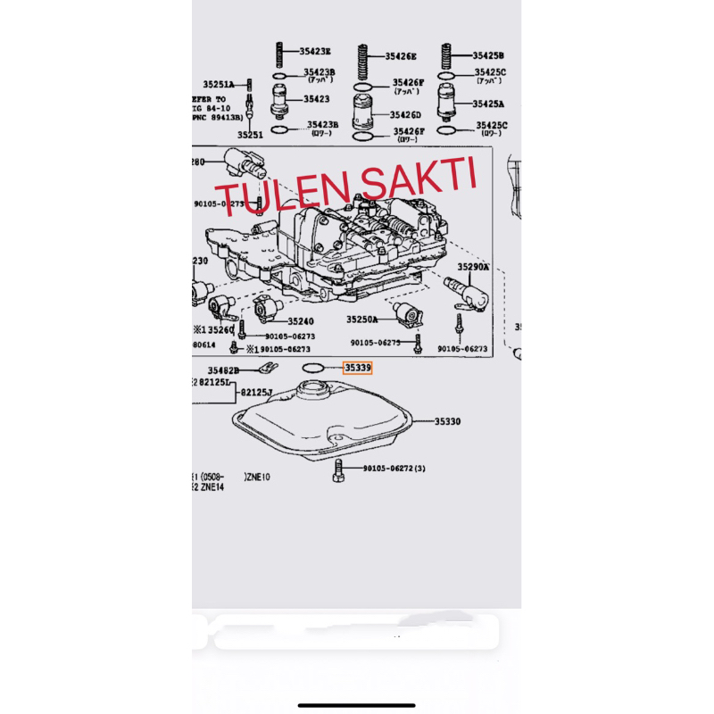 ORIGINAL TOYOTA WISH 1.8 ZNE10 ALTIS ZZE122 ZZE142 ZZE172 1.8 VIOS ...