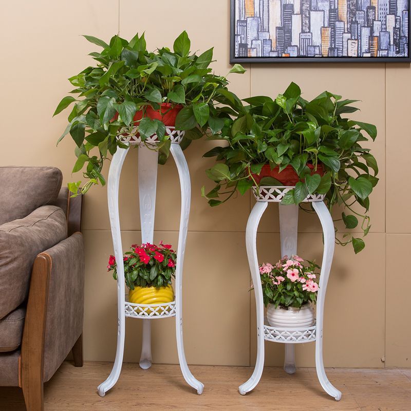 2 Tier Flower Pot Stand Garden Rack Plant Stand Rak Pasu Bunga Rak ...
