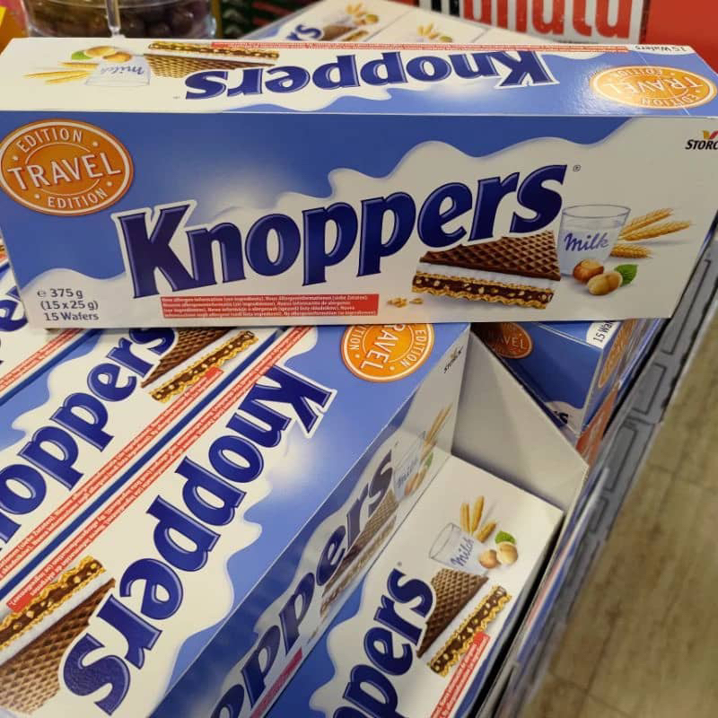 Knoppers Wafers 15x25g Wafer BigPack 375gm | Shopee Malaysia