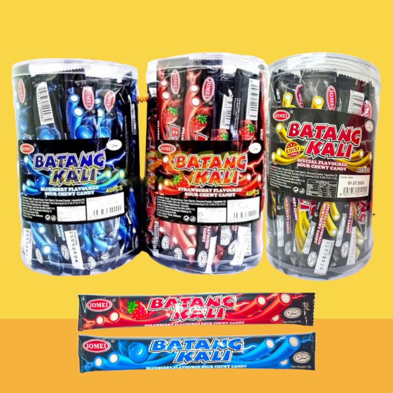 HALAL Gula Gula Batang Kali Viral Jelly Masam Manis Sour Chewy Candy ...