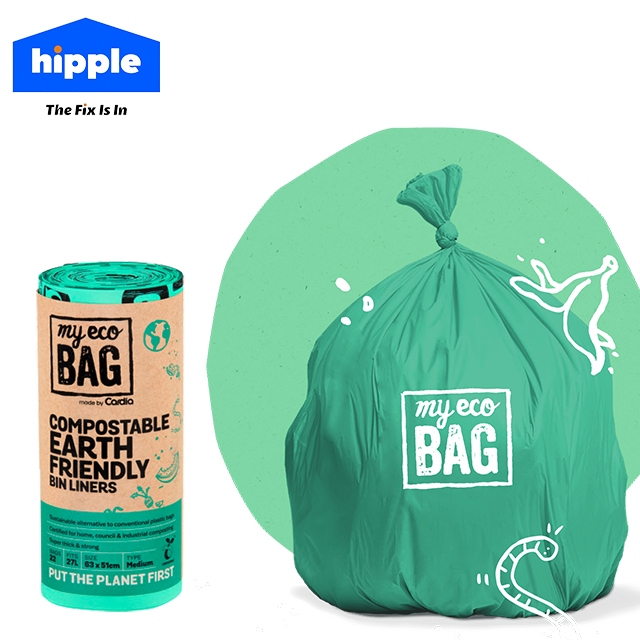 Compostable Waste Green Bag 27L(My Eco Bag Bin Liners) | Shopee Malaysia