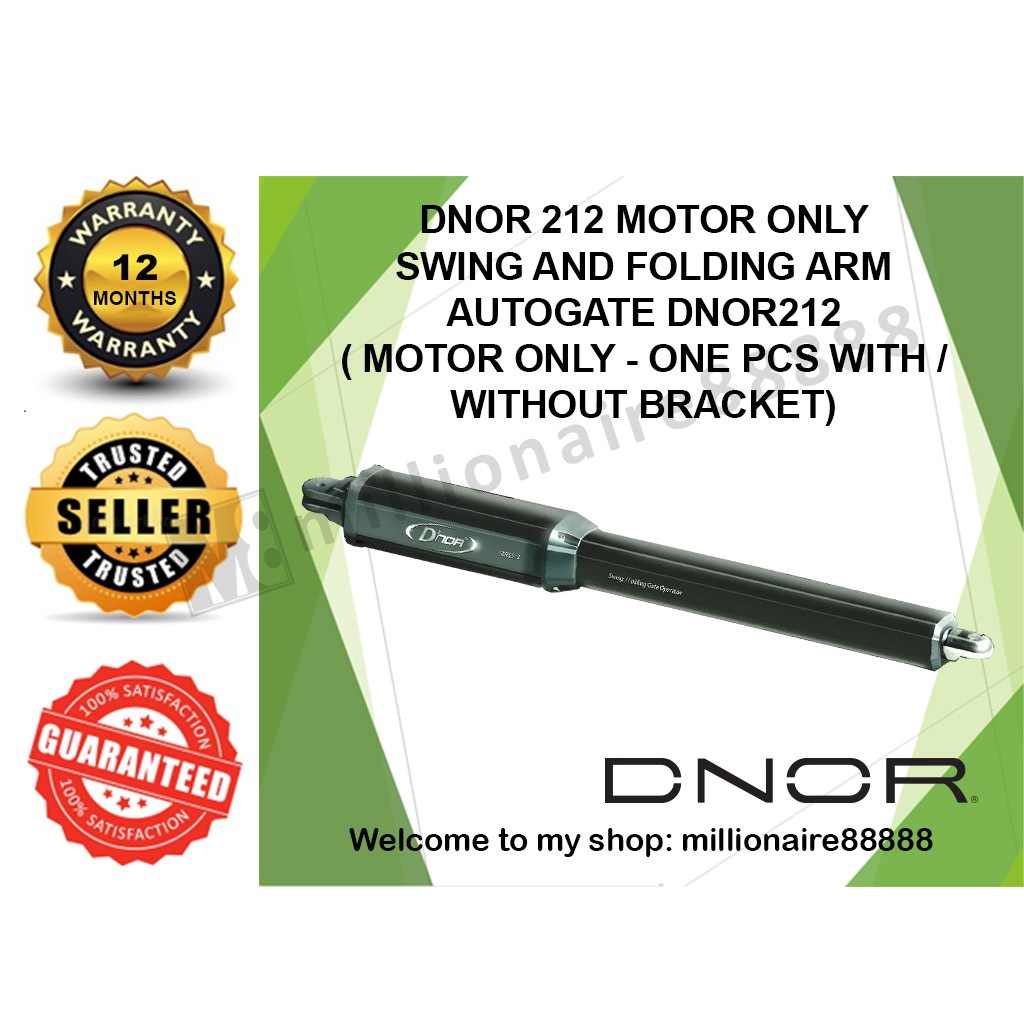 DNOR 212 MOTOR ONLY SWING AND FOLDING ARM AUTOGATE DNOR212 ( MOTOR ONLY ...