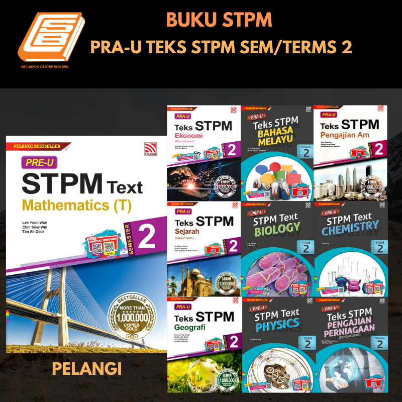 [SBCB] Buku Rujukan : Pra-U Teks STPM Penggal 2 / Semester 2 (2019/2022) | Shopee Malaysia