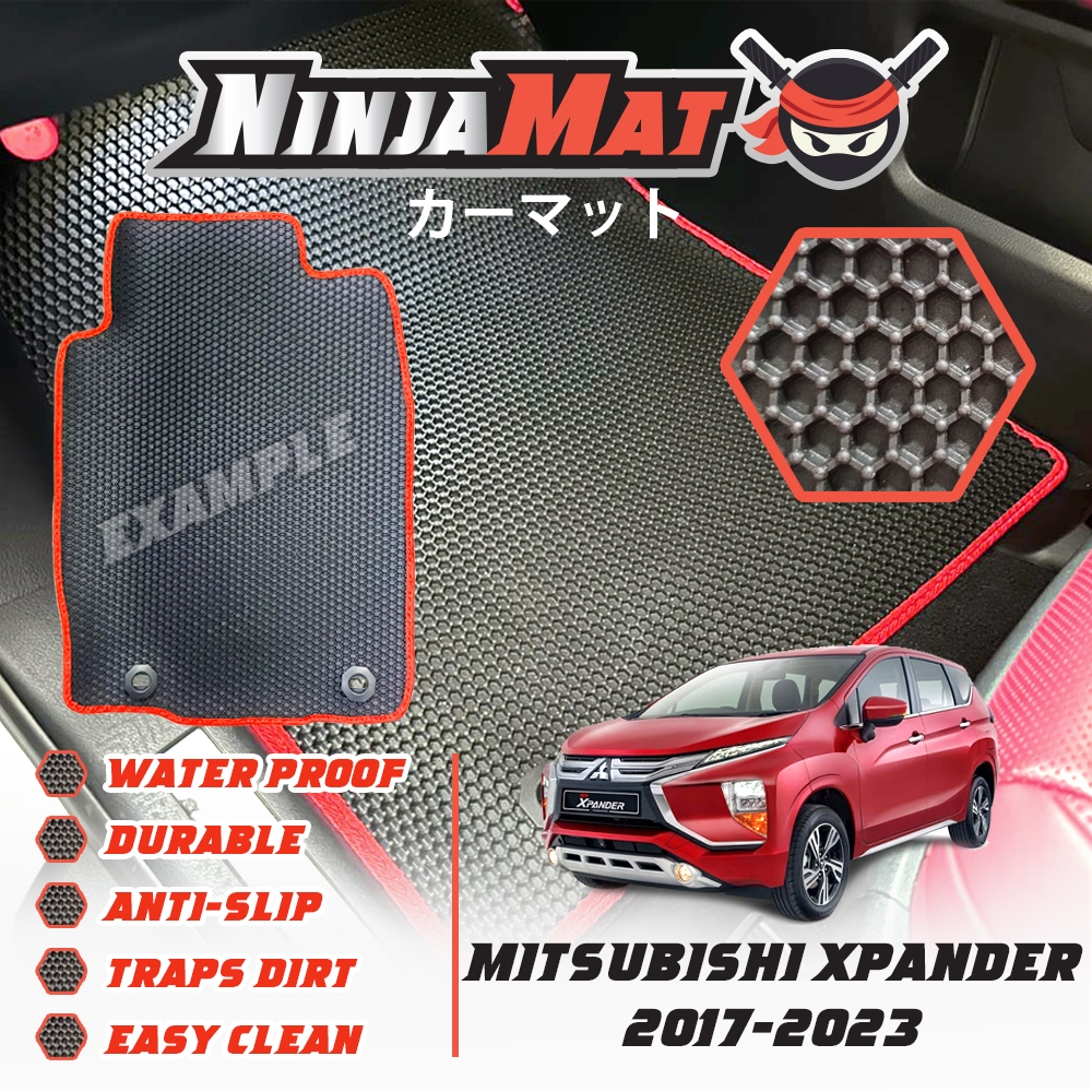 𝗡𝗶𝗻𝗷𝗮𝗠𝗮𝘁 Mitsubishi Xpander 2017-2023 Car Floor Mat and Carpet | Shopee ...