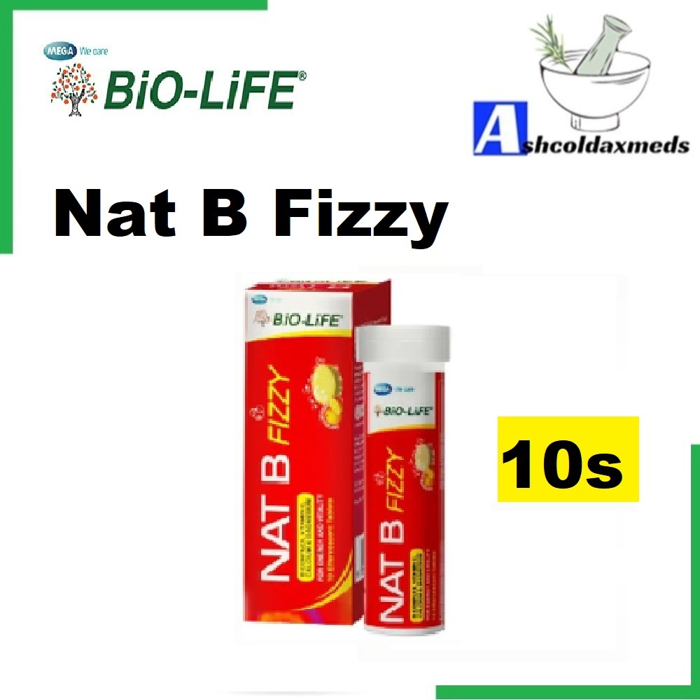 Bio-life Nat B Fizzy Effervescent Tablets 10s EXP04/2026 | Shopee Malaysia