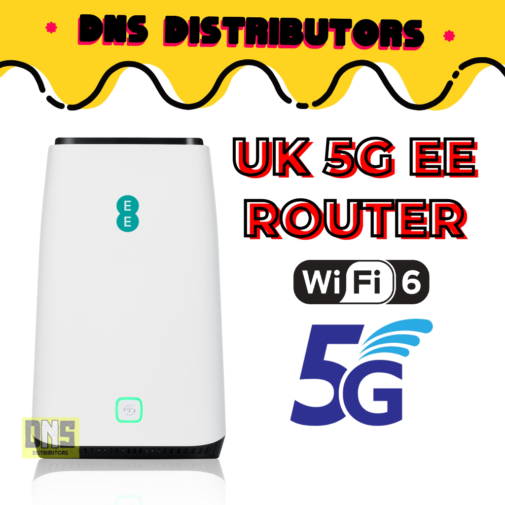 5G Umobile Yes HOME Broadband Zyxel NR5103E Modem 5G EE / 3UK Network Dual band Wifi 6 Portable ...